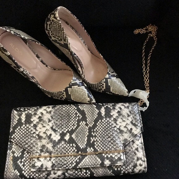 Aldo | Bags | Aldo Crossbody Bag Snake Print | Poshmark